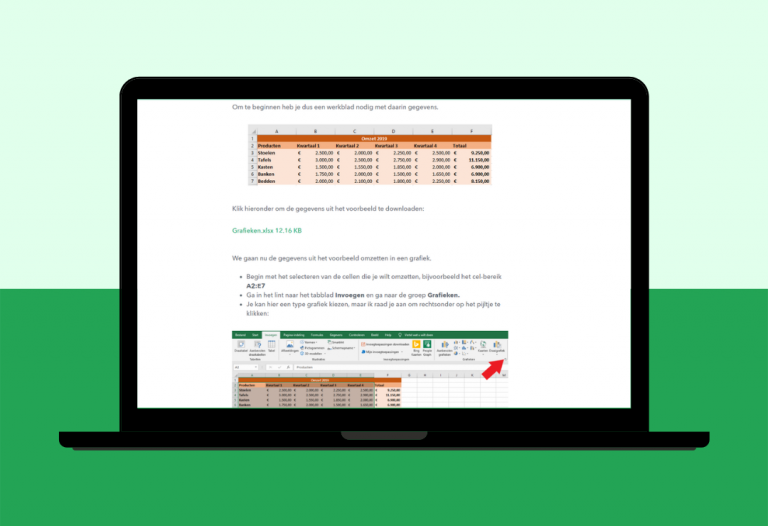 Leer Excel met een online Excel cursus - Handleiding Excel